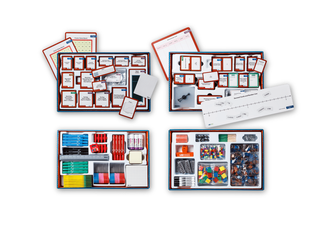 Connected Mathematics 4 | G6 Classroom Materials Kit | Lab-Aids