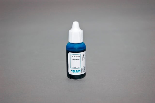 Food Coloring Solution, Blue, Drop Control, 15 mL | Lab-Aids