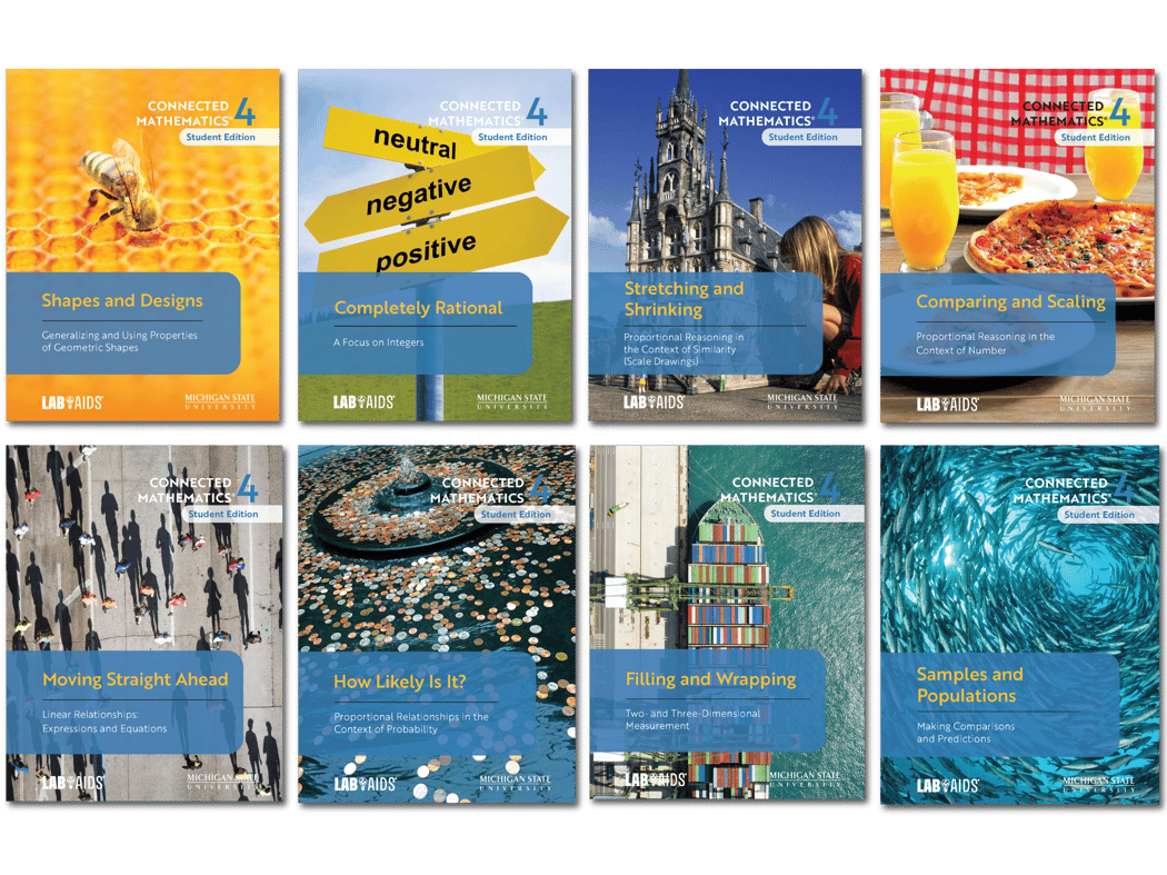 Connected Mathematics 4 | G7 Student Editions Set | Print | Lab-Aids