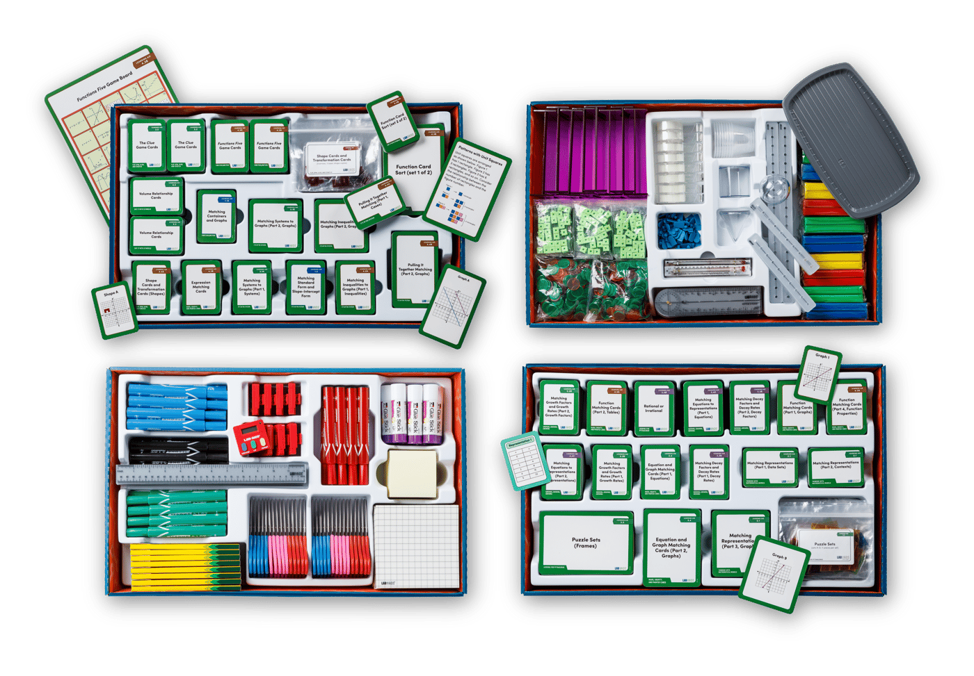 Connected Mathematics 4 | G8 Classroom Materials Kit | Lab-Aids