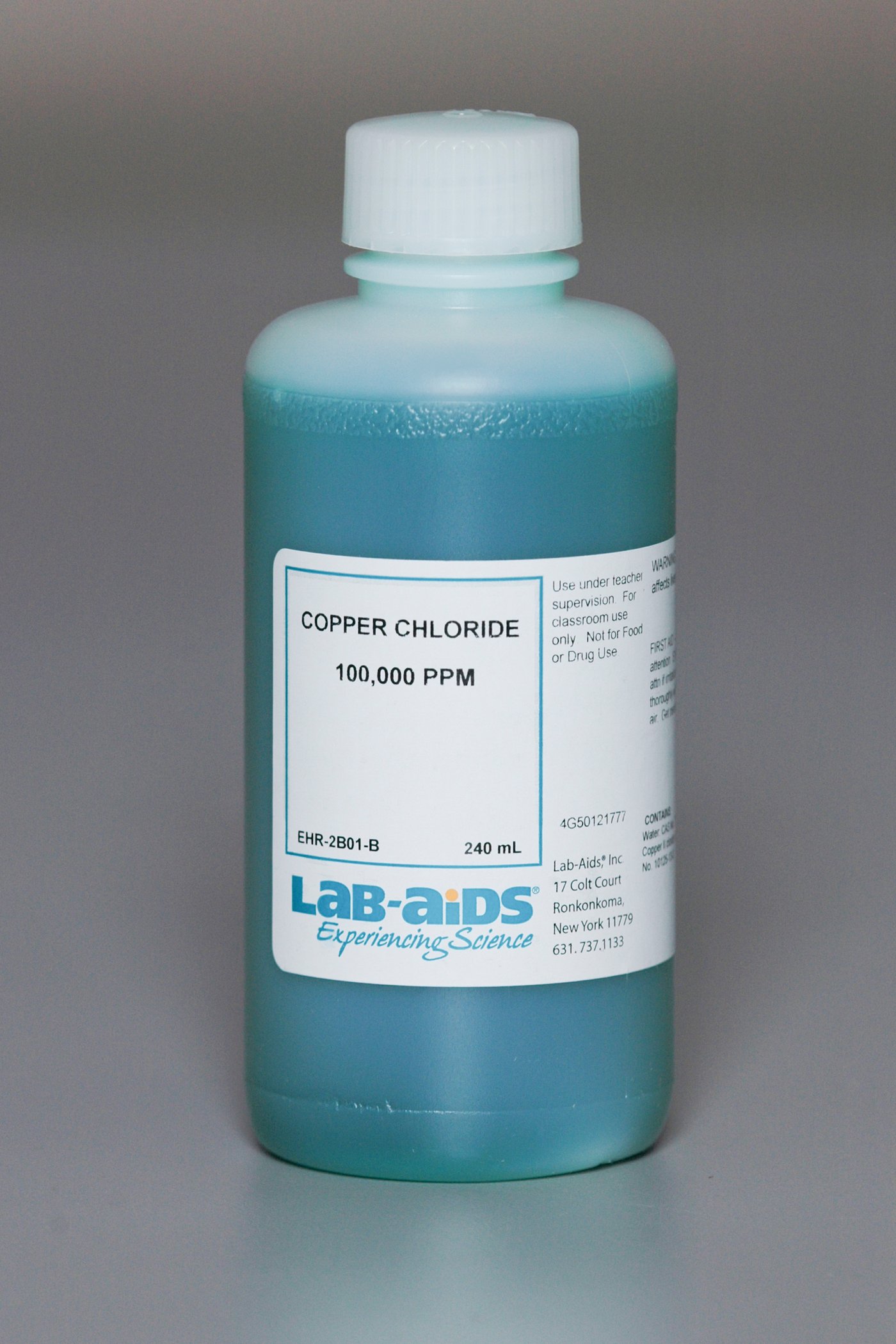 Copper Chloride solution, 100,000 ppm, 240 mL | Lab-Aids