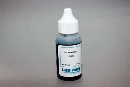Bromthymol Blue (BTB) Indicator Solution, drop control, 30 mL | Lab-Aids