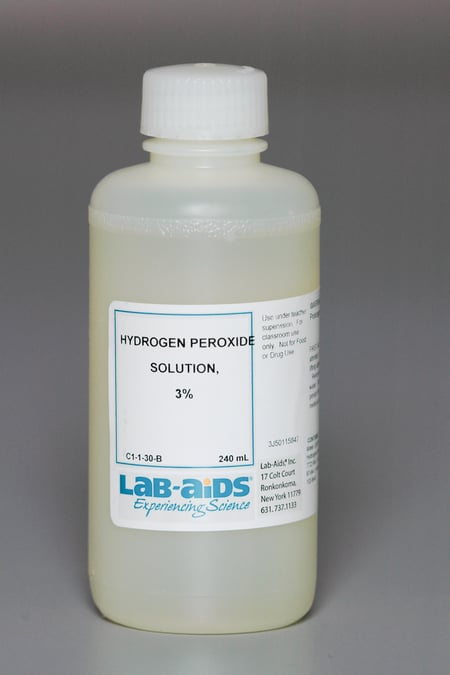 Hydrogen Peroxide solution, 3%, 240 mL | Lab-Aids