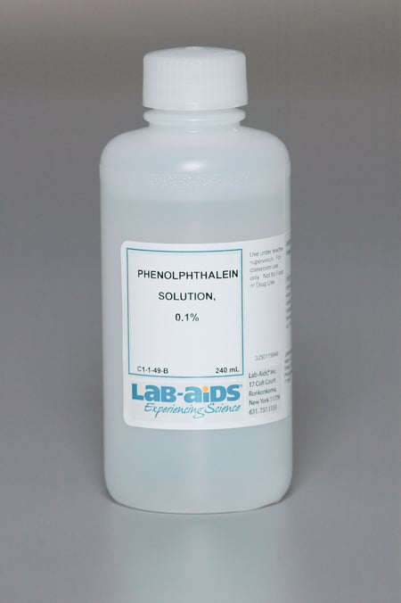Phenolphthalein Solution 01 240 Ml Bulk Refill Lab Aids