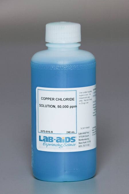 Copper Chloride solution, 50,000 ppm, 240 mL | Lab-Aids
