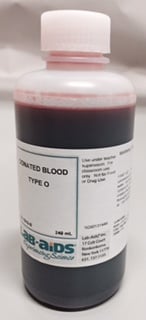 Donated Blood Type O solution, 240 ml | Lab-Aids